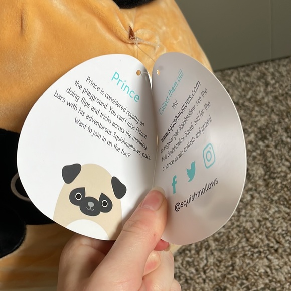 Toys | Prince Pug 16 Inch Squishmallow | Poshmark